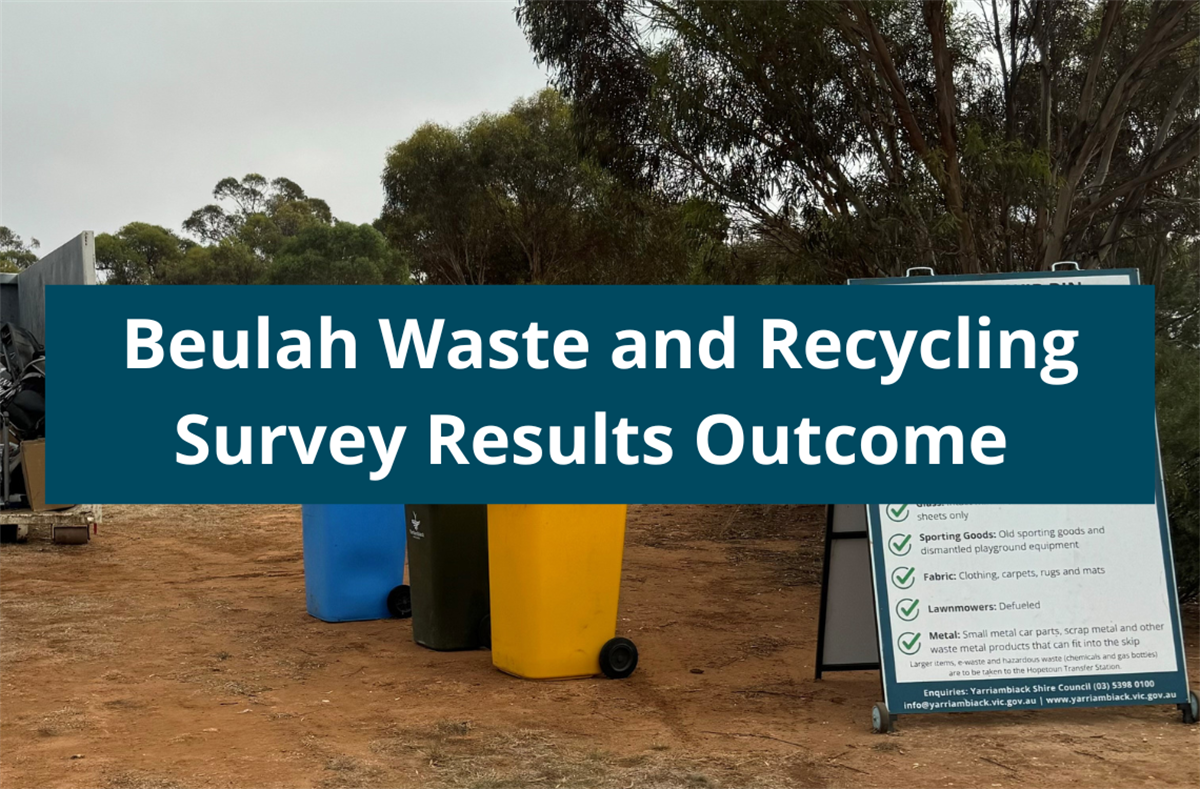 Beulah Waste and Recycling Survey Results Outcome - Yarriambiack Shire ...